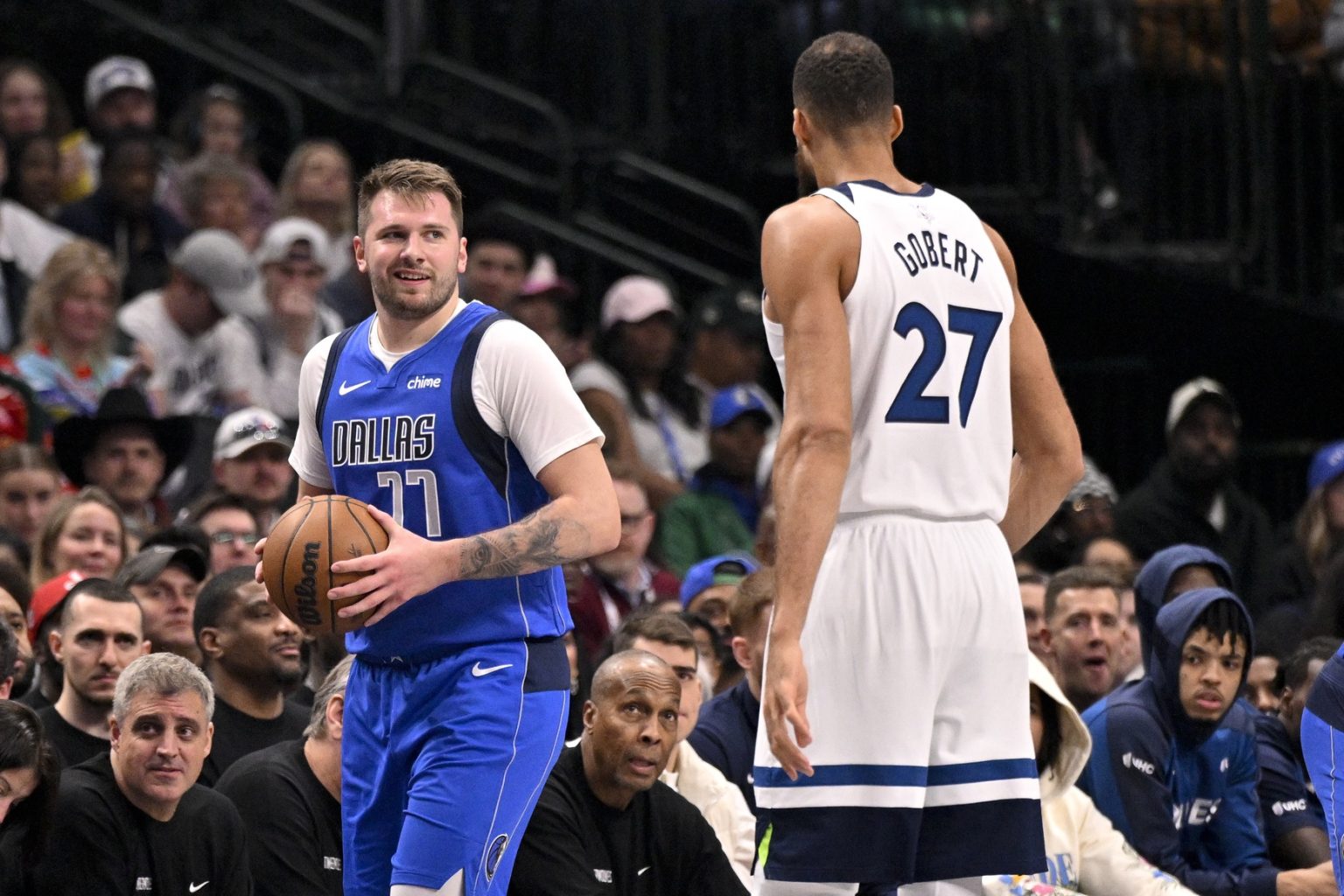Luka Doncic et Rudy Gobert, les retrouvailles... • Basket USA