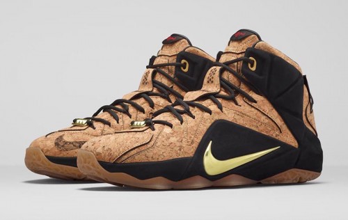 Nike : le liège est de retour sur la LeBron 12 "King's Cork" • Basket USA