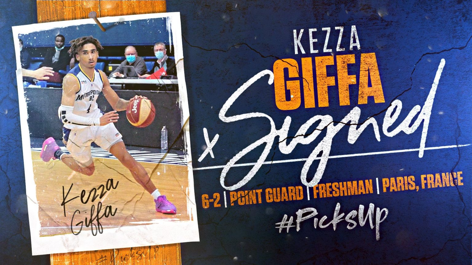 NCAA : Kezza Giffa fait le grand saut • Basket USA