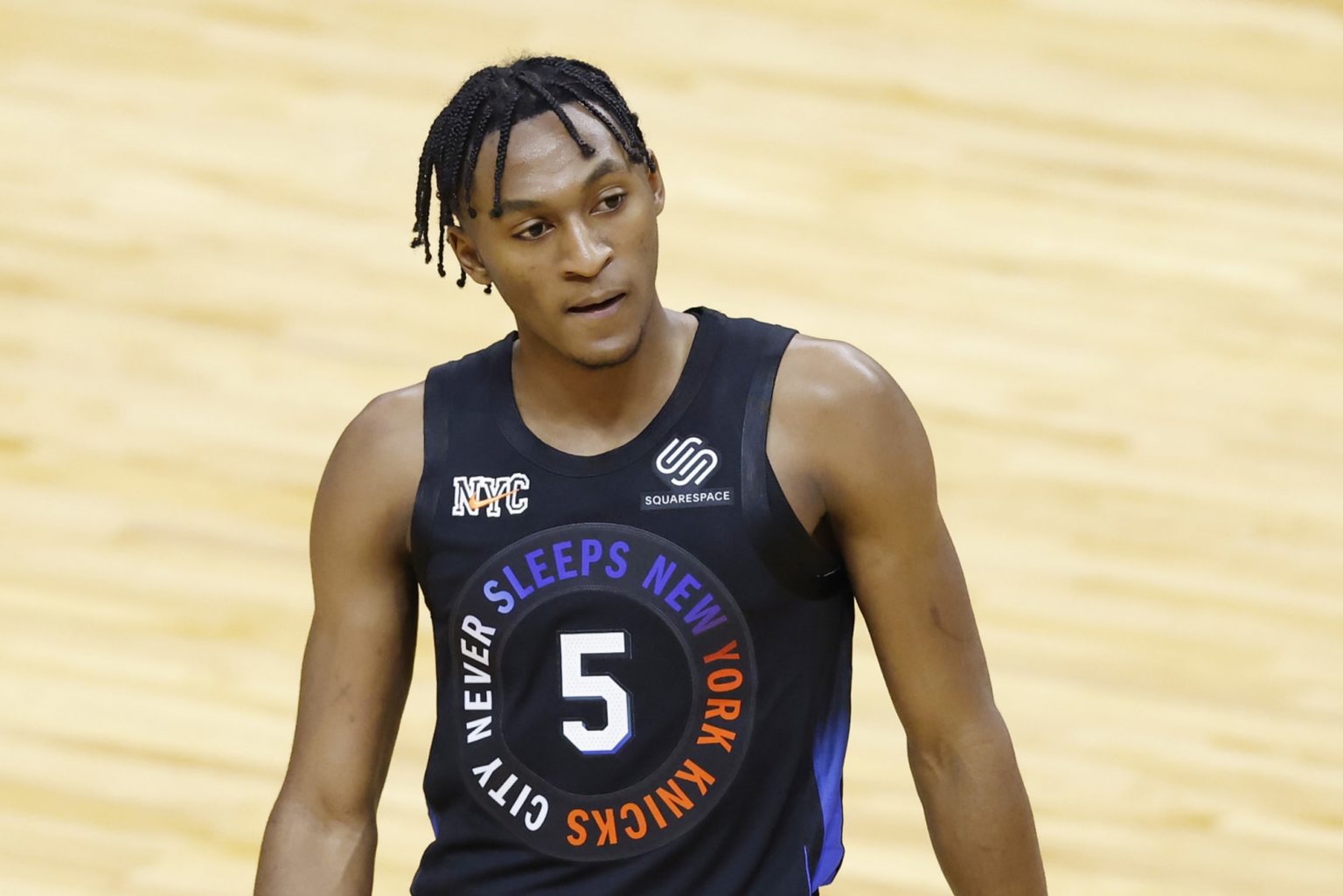 Immanuel Quickley heureux d'apprendre aux côtés de Kevin Durant ...
