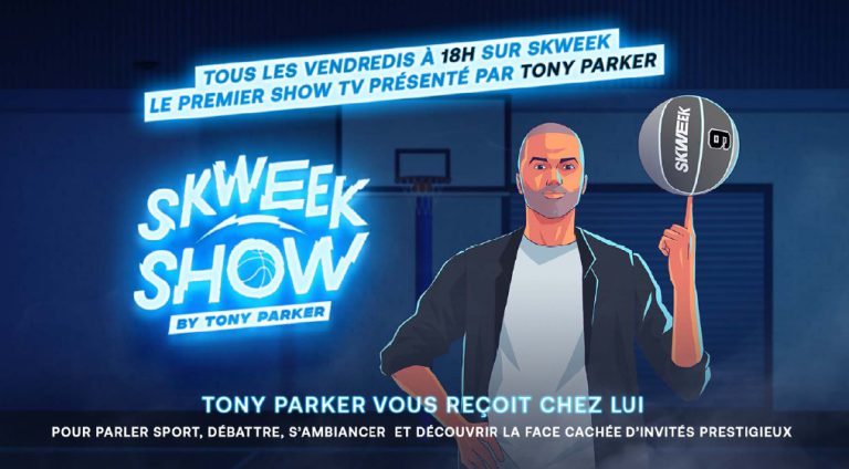 Tony Parker devient animateur TV sur Skweek • Basket USA